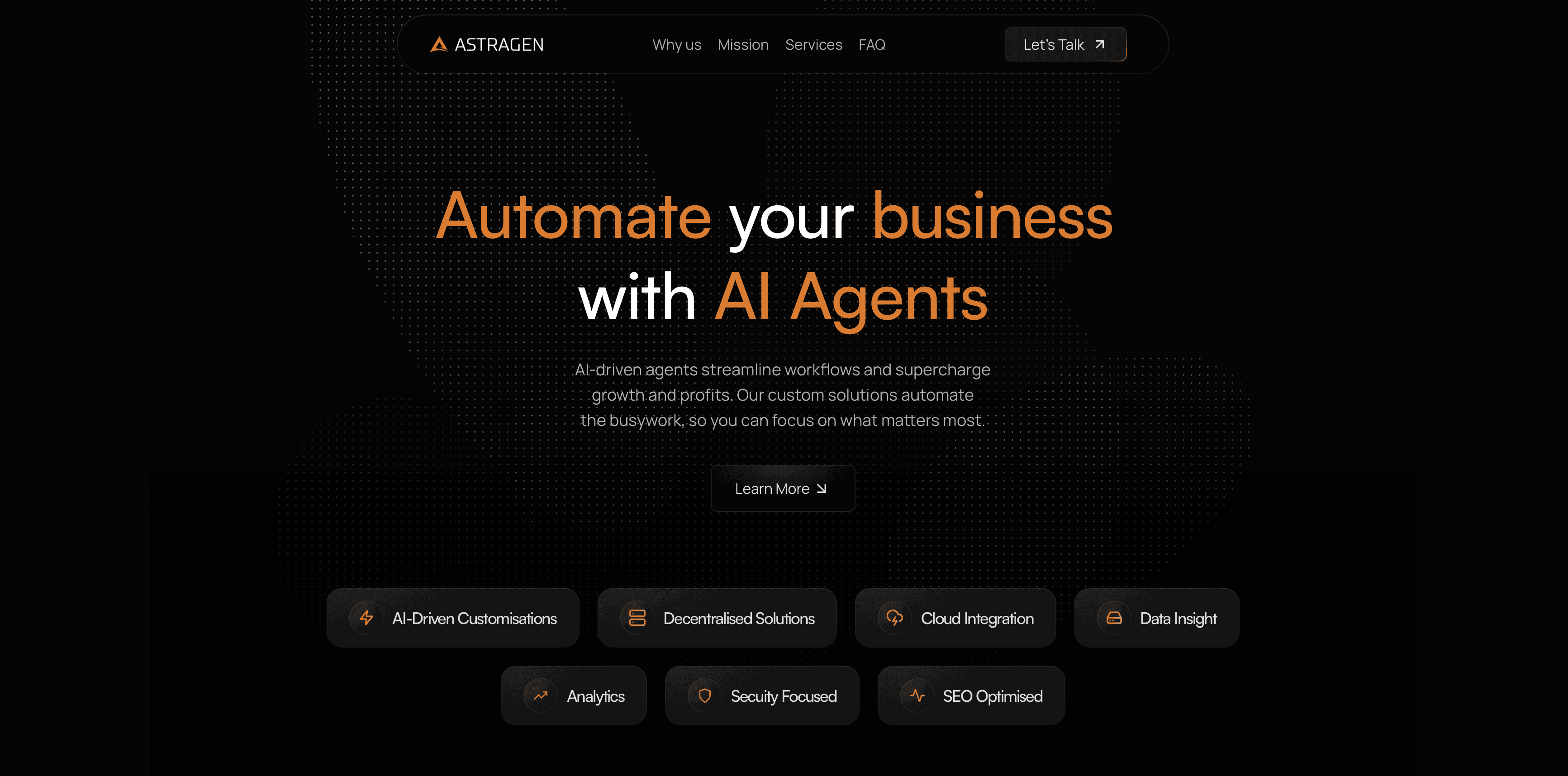 Astragen - Transform Your Business with Smart AI Agents