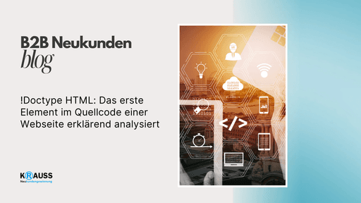 !Doctype HTML: Das erste Element im Quellcode einer Webseite erklärend ...