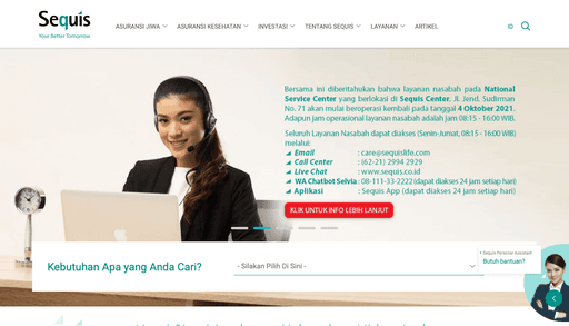 Asuransi Jiwa Sequis Life | Profil Perusahaan | MoneyDuck Indonesia