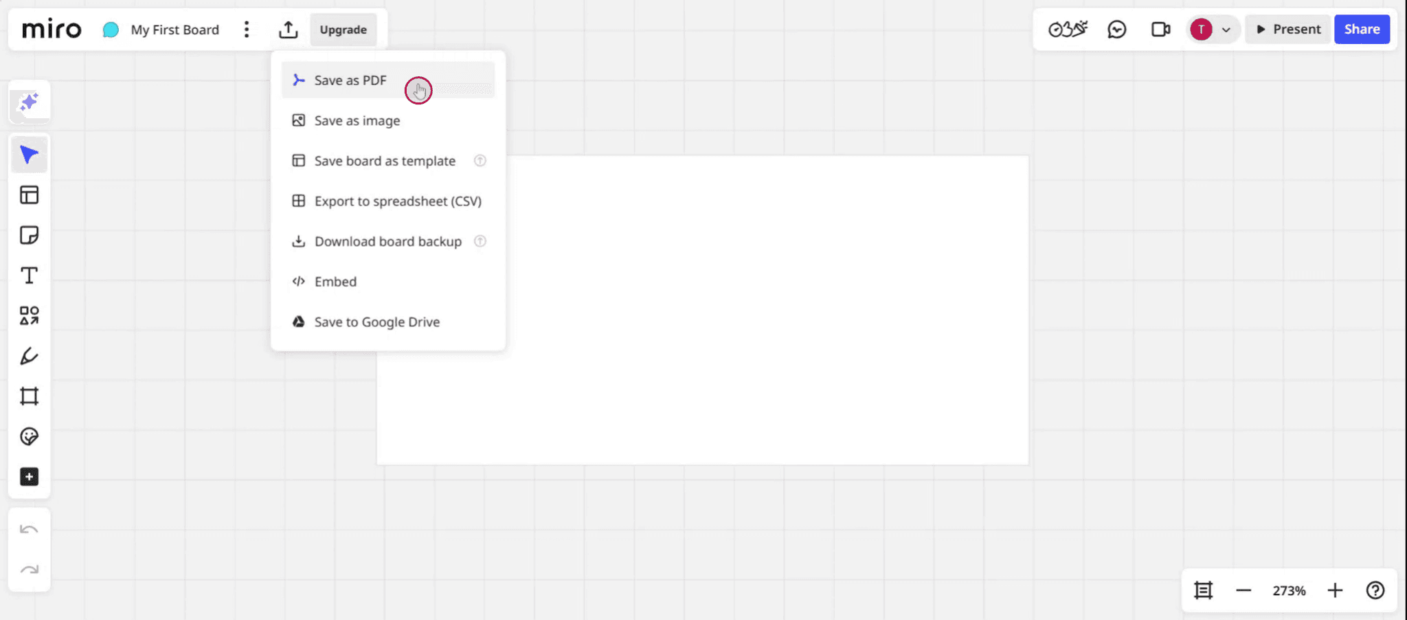 How to Download Miro Board - 1 minute video guide