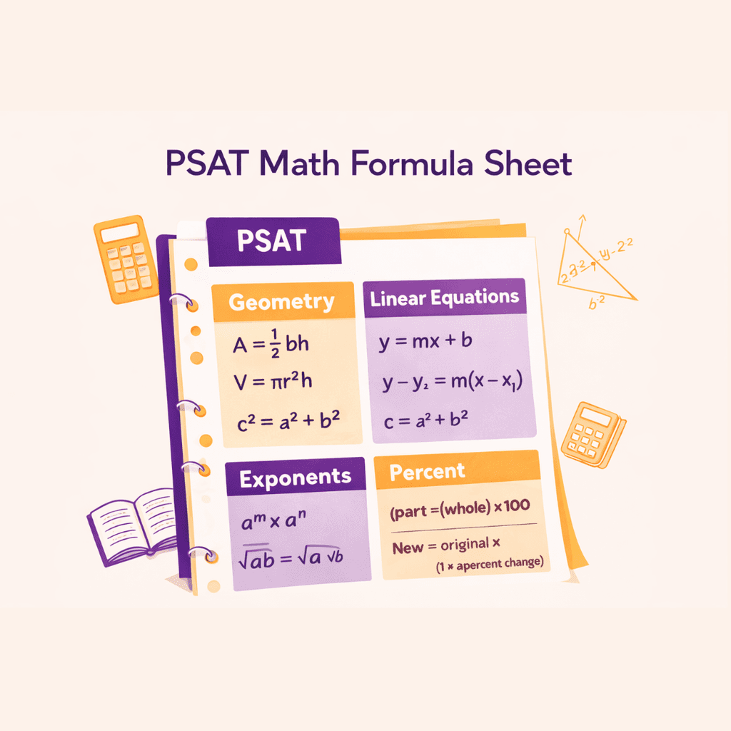 Free One-Page ACT Math Formula Sheet | Printable PDF