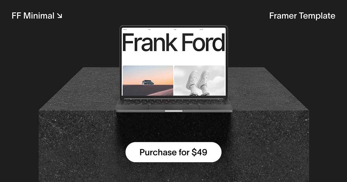 FF Minimal — Framer Portfolio Template
