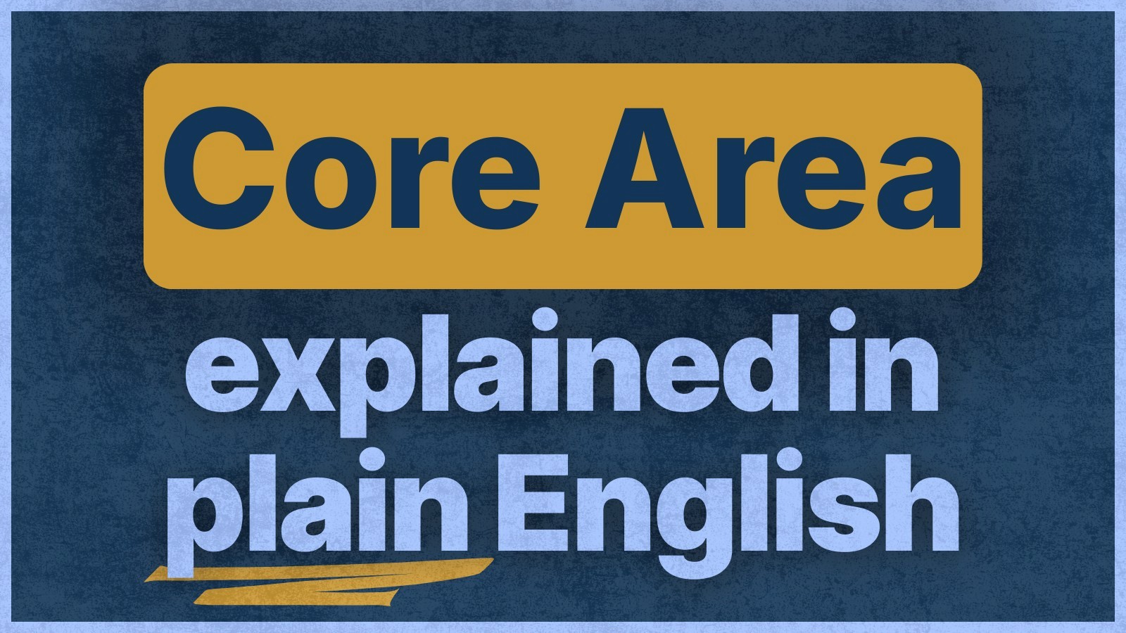 Core Area: The Building's Essential Command Center