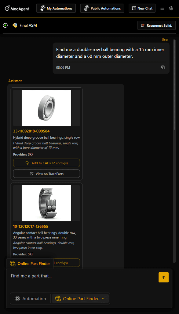 MecAgent - AI CAD Copilot