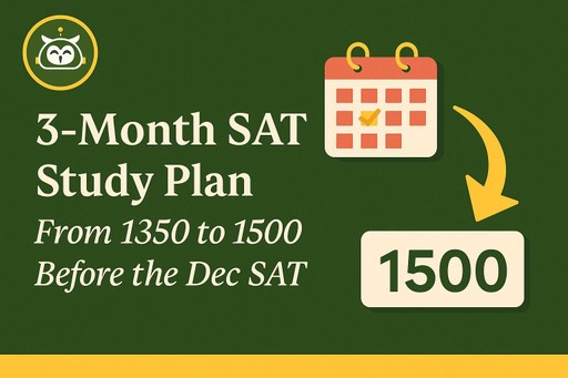 3-Month SAT Study Plan: From 1350 to 1500 Before the Dec SAT - ChatSAT ...