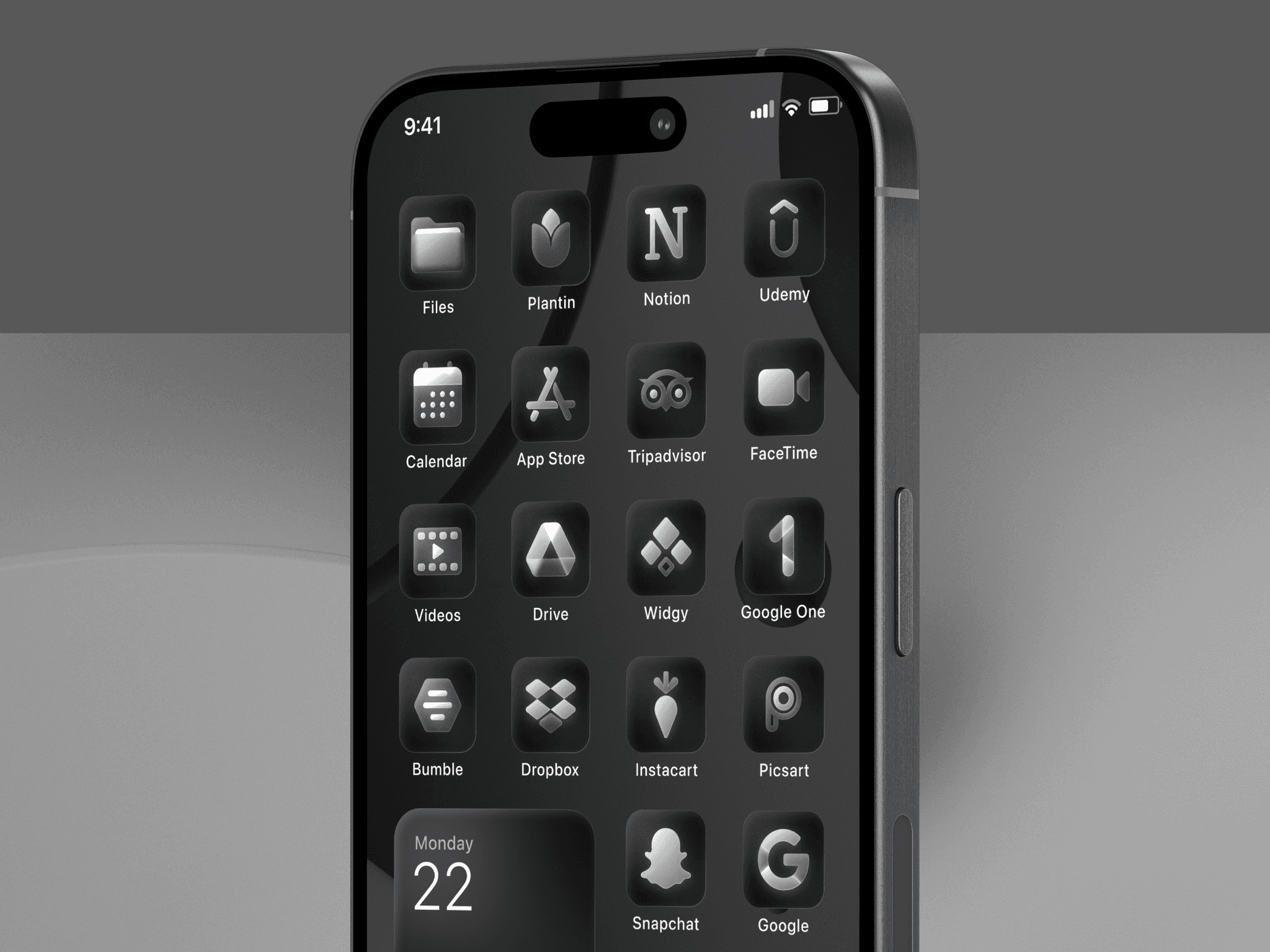 10+ Best Dark and Black iOS App Icons and Icon Packs - Solt Wagner
