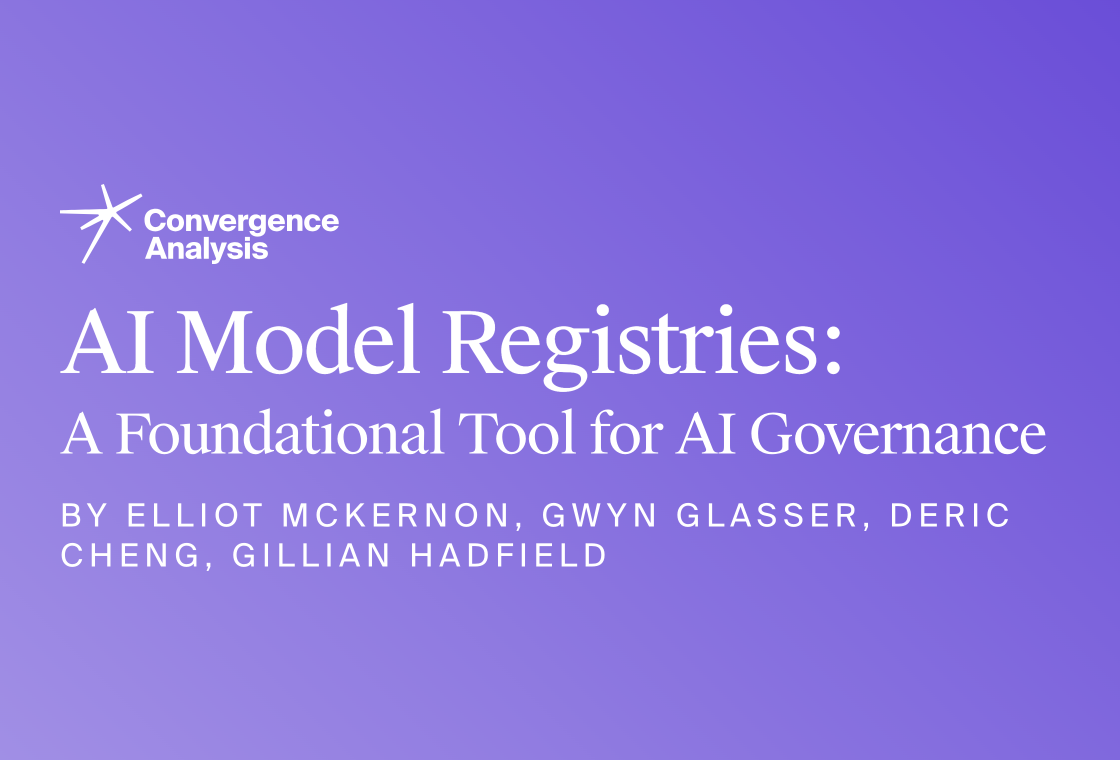 AI Model Registries: A Foundational Tool for AI Governance ...