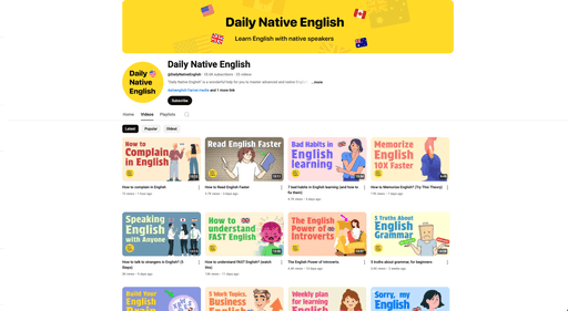 The 8 Best YouTube Channels to Learn English at Home