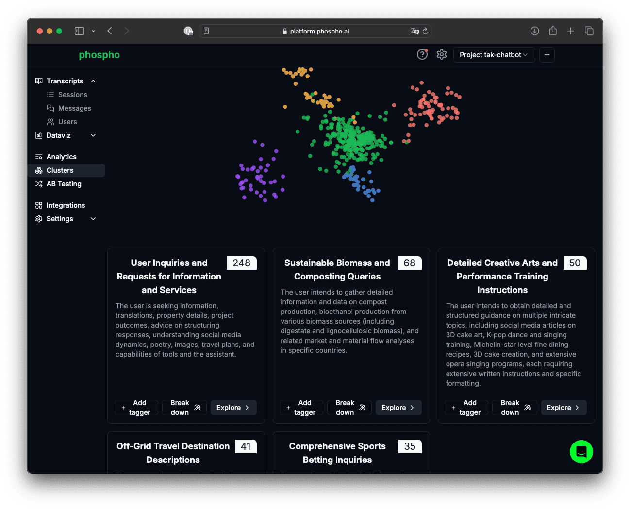 phospho - Text analytics for LLM apps