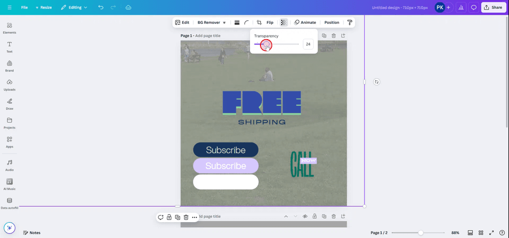 How to Make a Background Transparent in Canva – Easy Guide - 1 minute ...