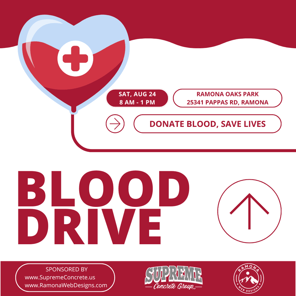 Join Us for a Life-Saving Community Blood Drive in Ramona! - Supreme ...