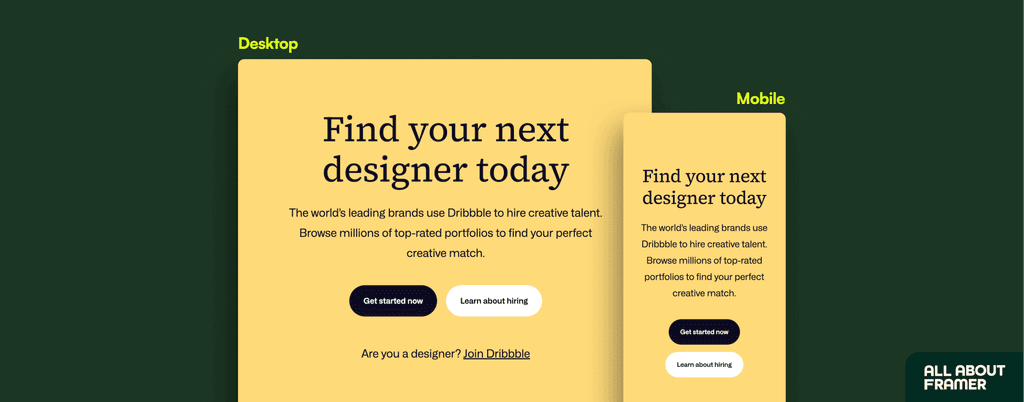 How to Create a Responsive Website in Framer: A Comprehensive Guide ...