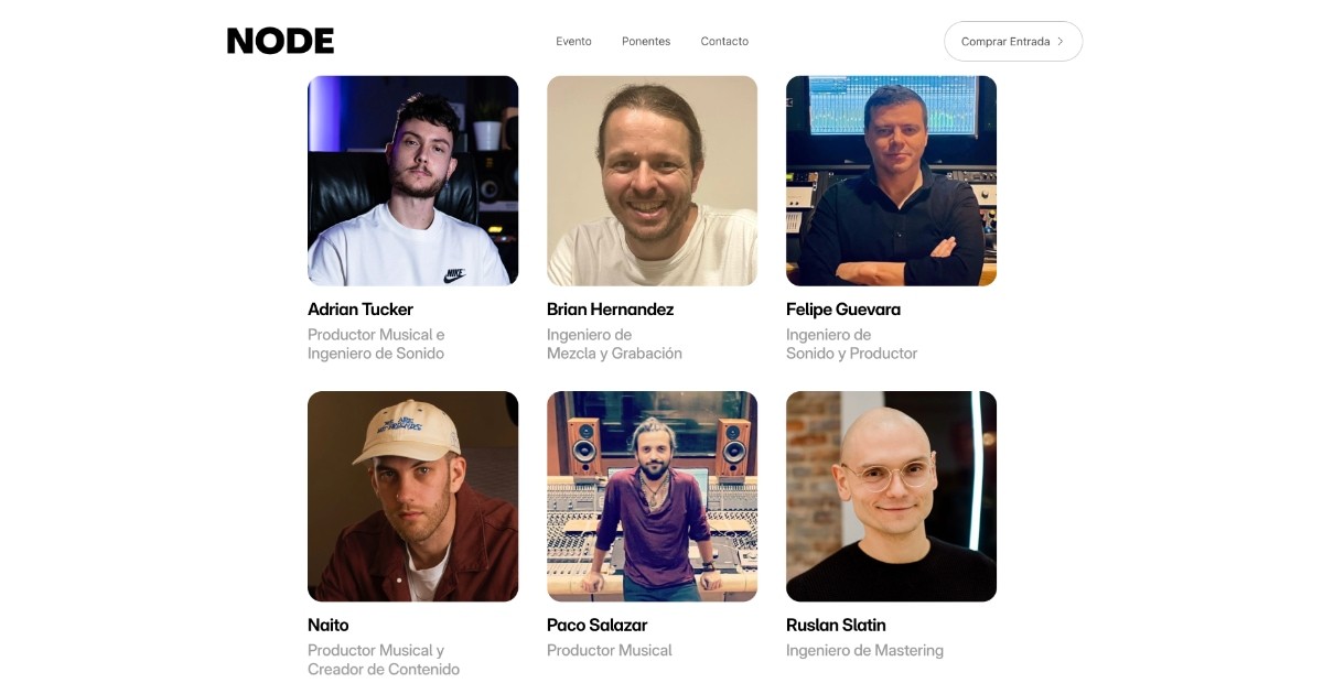 NODE - Madrid - Evento de Producción e Ingeniería Musical