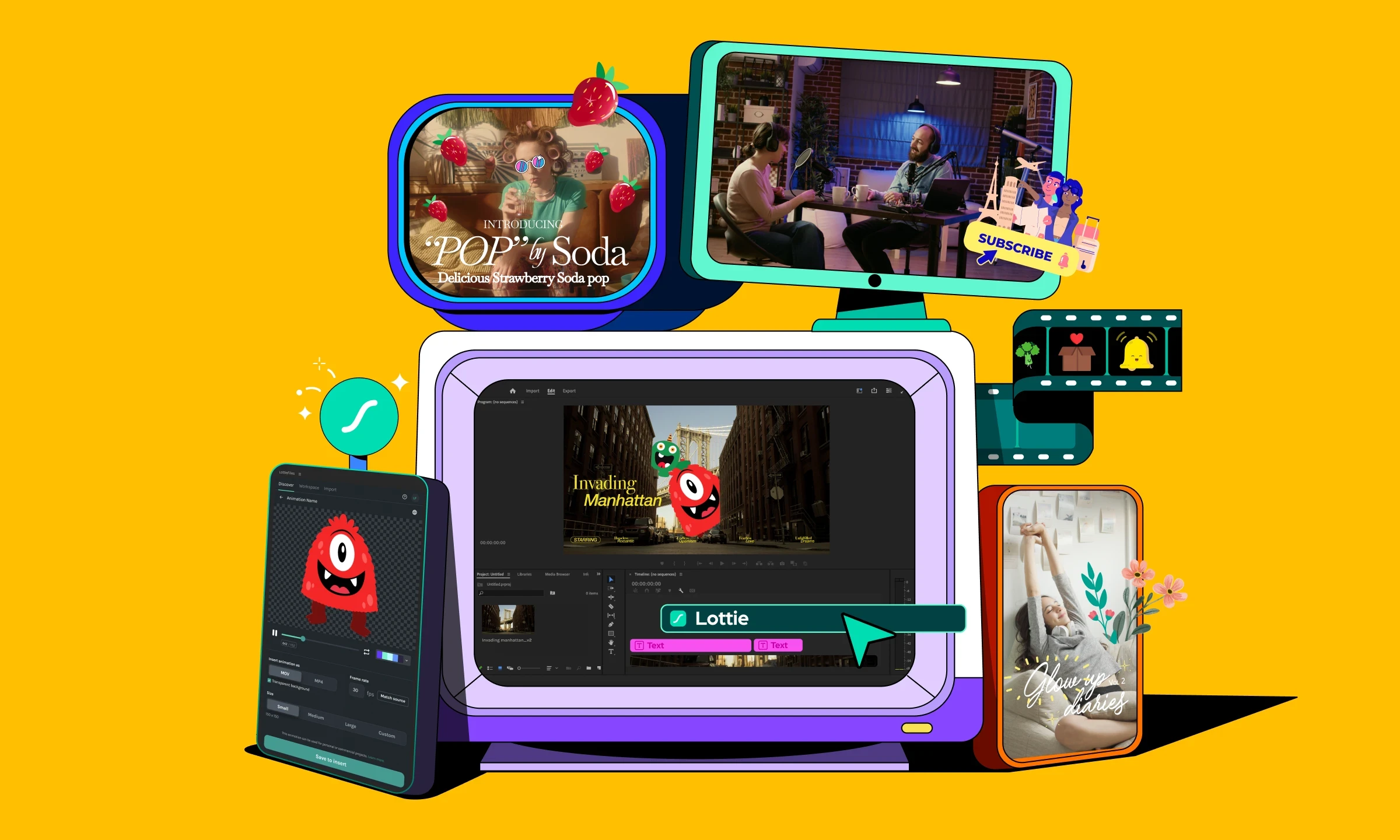 LottieFiles for Adobe Premiere Pro: Customizable Animations For Videos