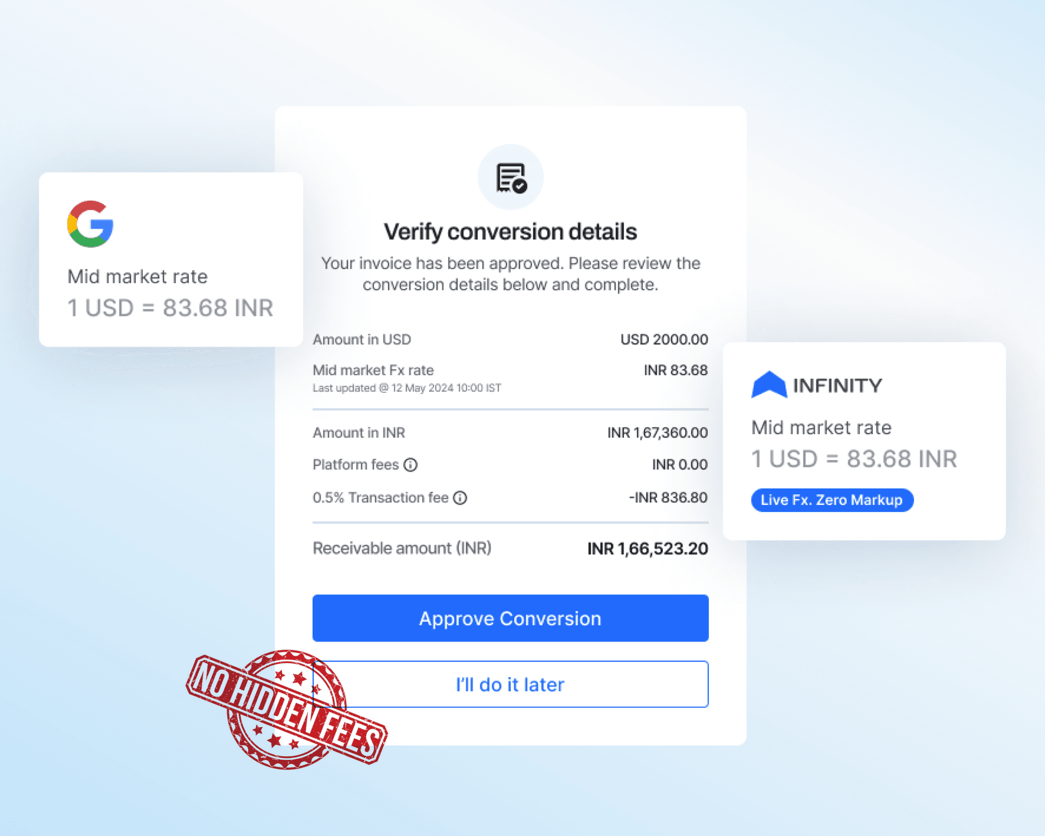 Infinity - Multi-Currency Accounts | Fast, Affordable Payments