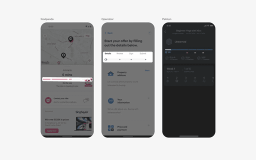 Progress Indicator UI Design: Best practices, Design variants ...