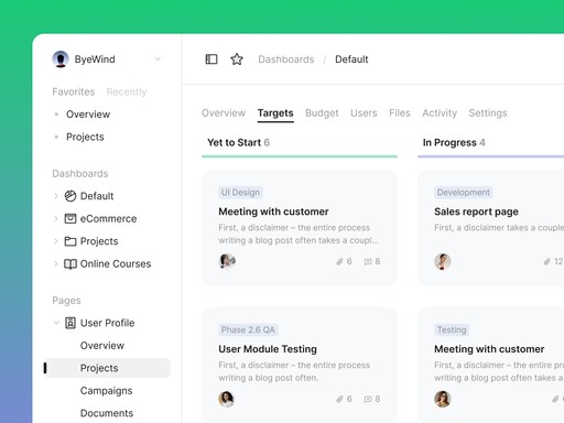 Snow Dashboard UI Kit
