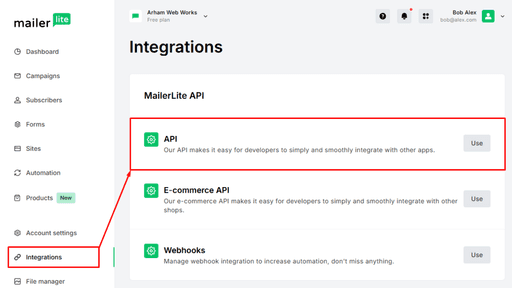 MailerLite Integration with Quizify