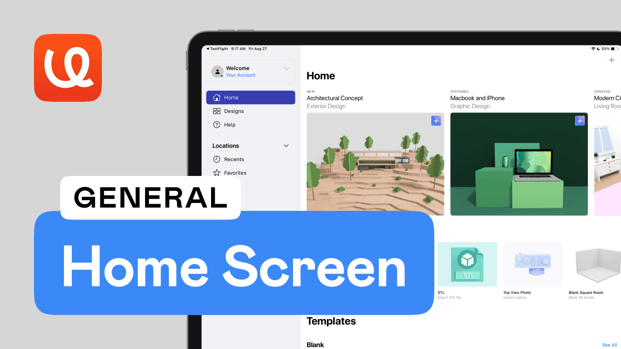 Home Screen - uMake