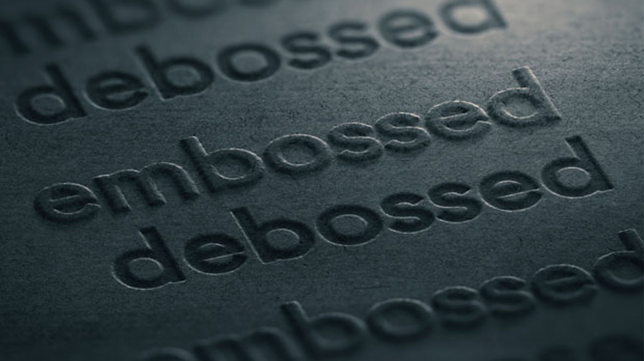 Debossing for Branded Items – Printing Explained by Monday Merch