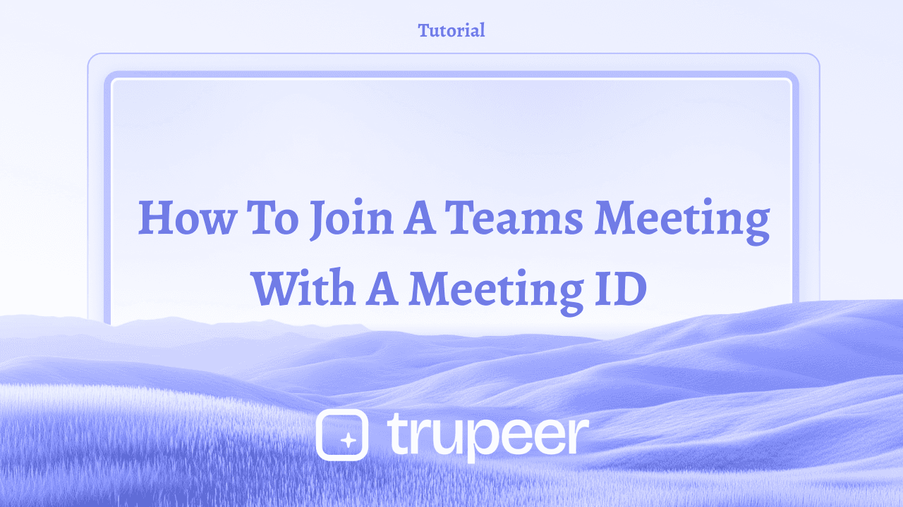 Cómo unirse a una reunión de Microsoft Teams con un ID de reunión ...