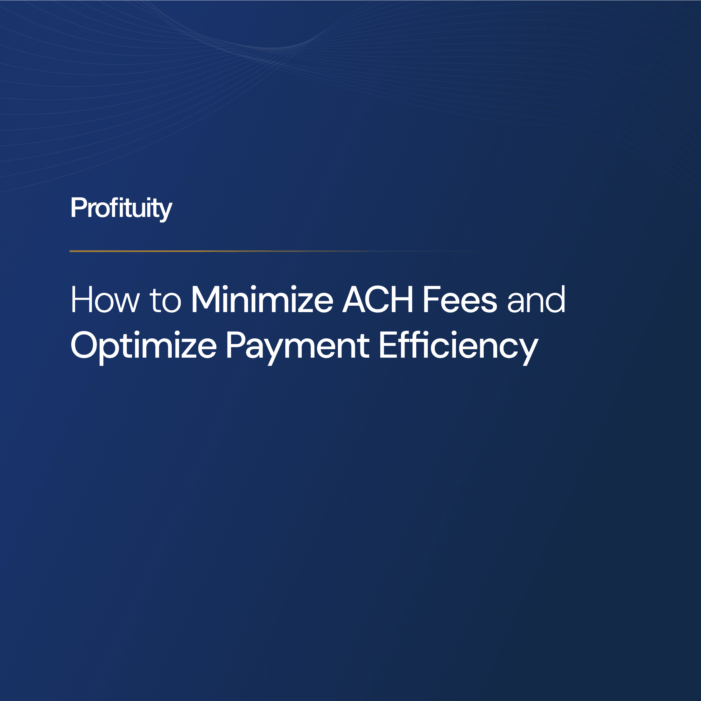 How to Minimize ACH Fees and Optimize Payment Efficiency