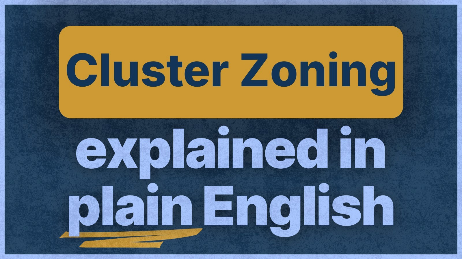 Cluster Zoning: Smart Land Use for Modern Communities