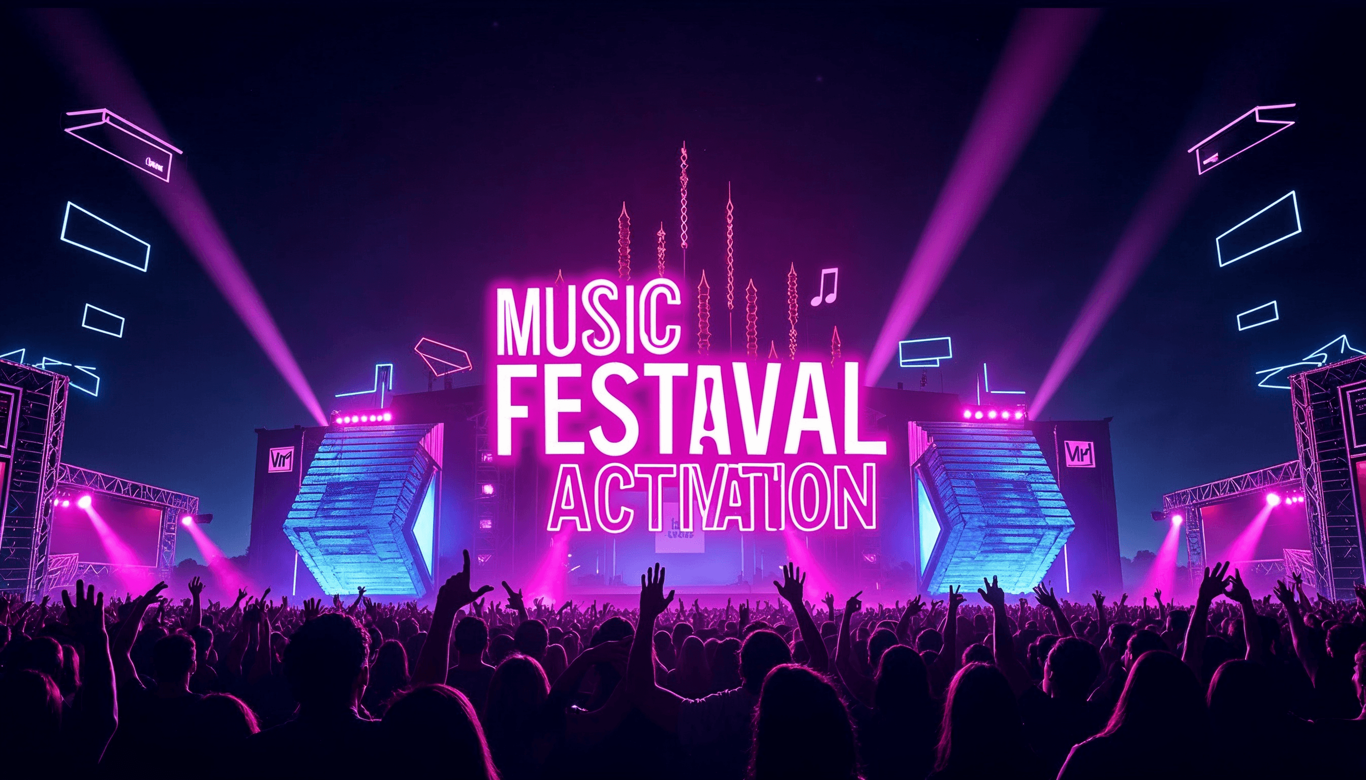 Music festival activations - Insync Marketing