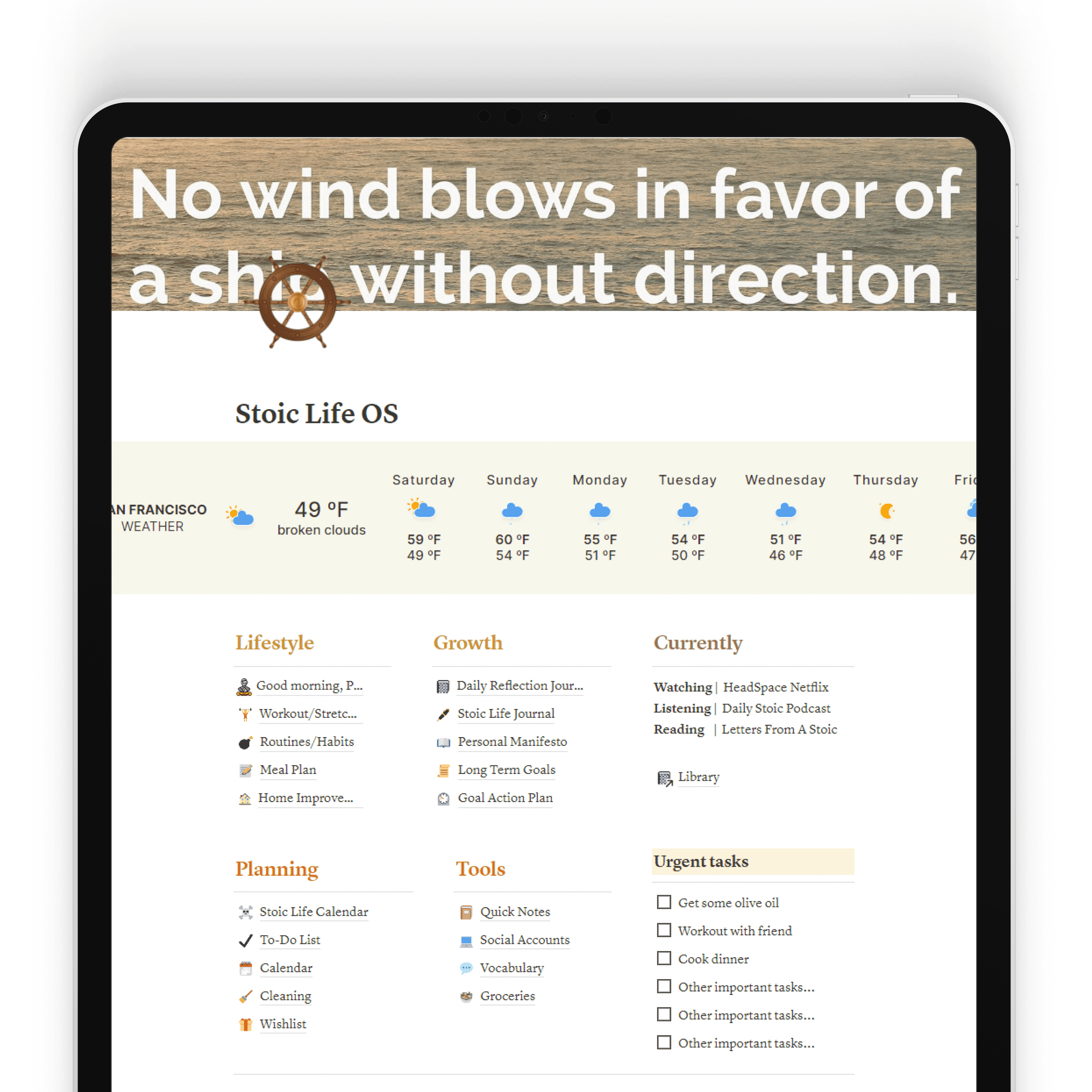 Notion Productivity Templates | Pascio