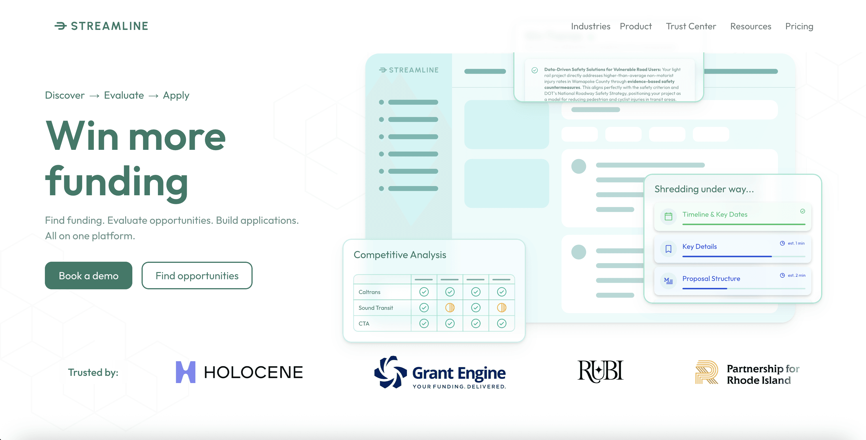 Win more funding for clients with AI-Powered Precision | Streamline