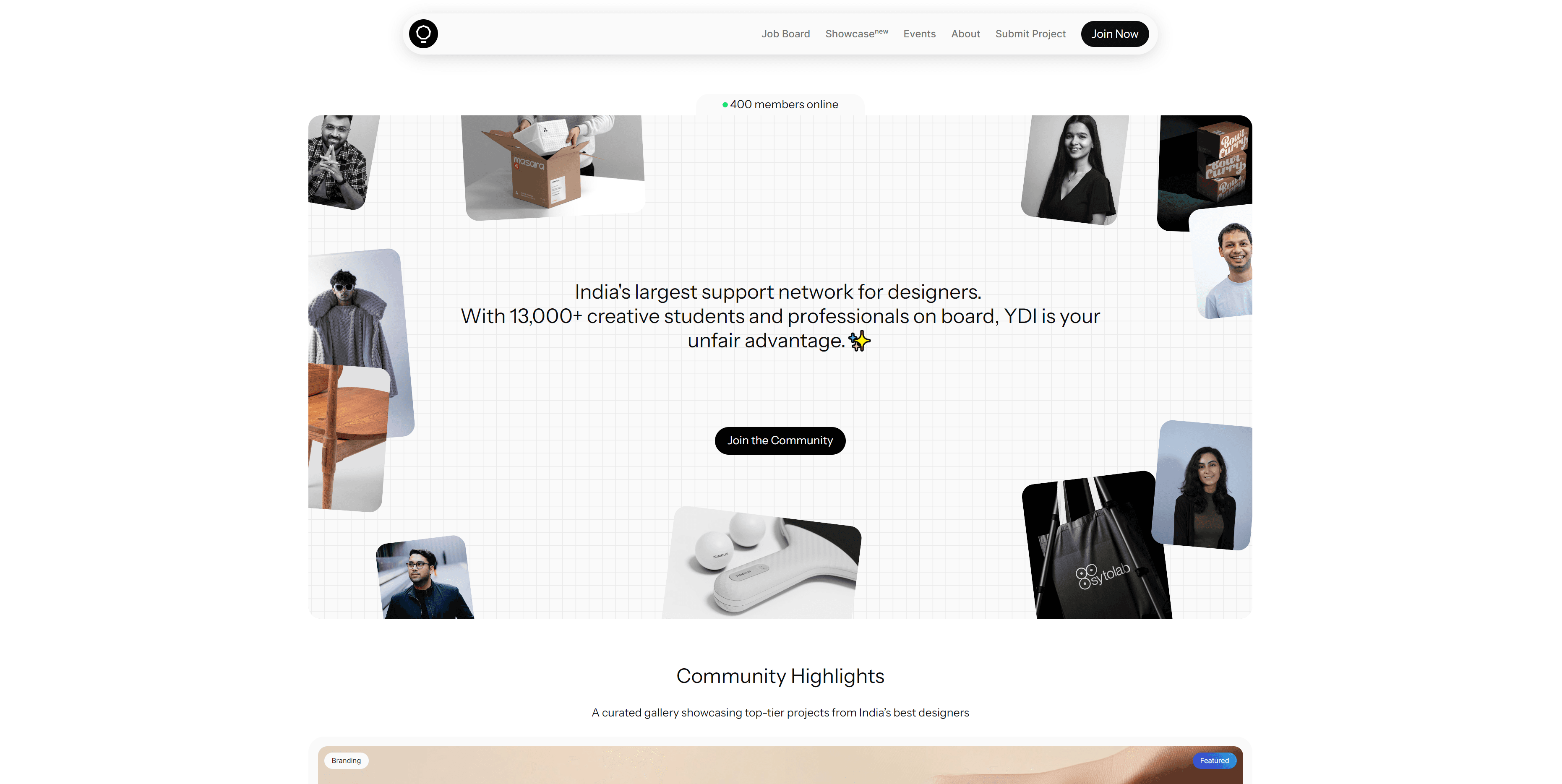 Visual & UI Design Intern - Young Desingers India