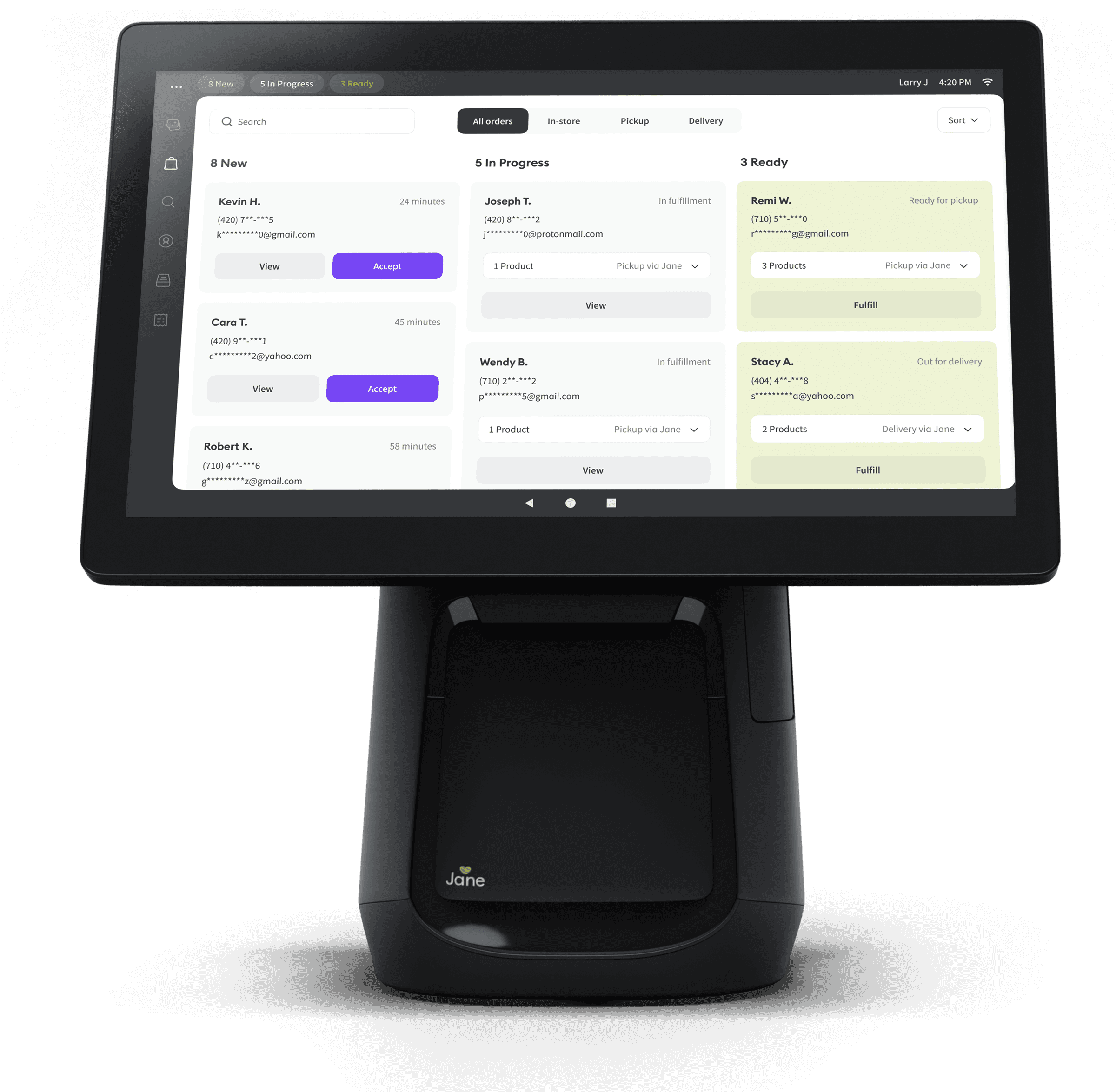 Jane for Business | Point of Sale