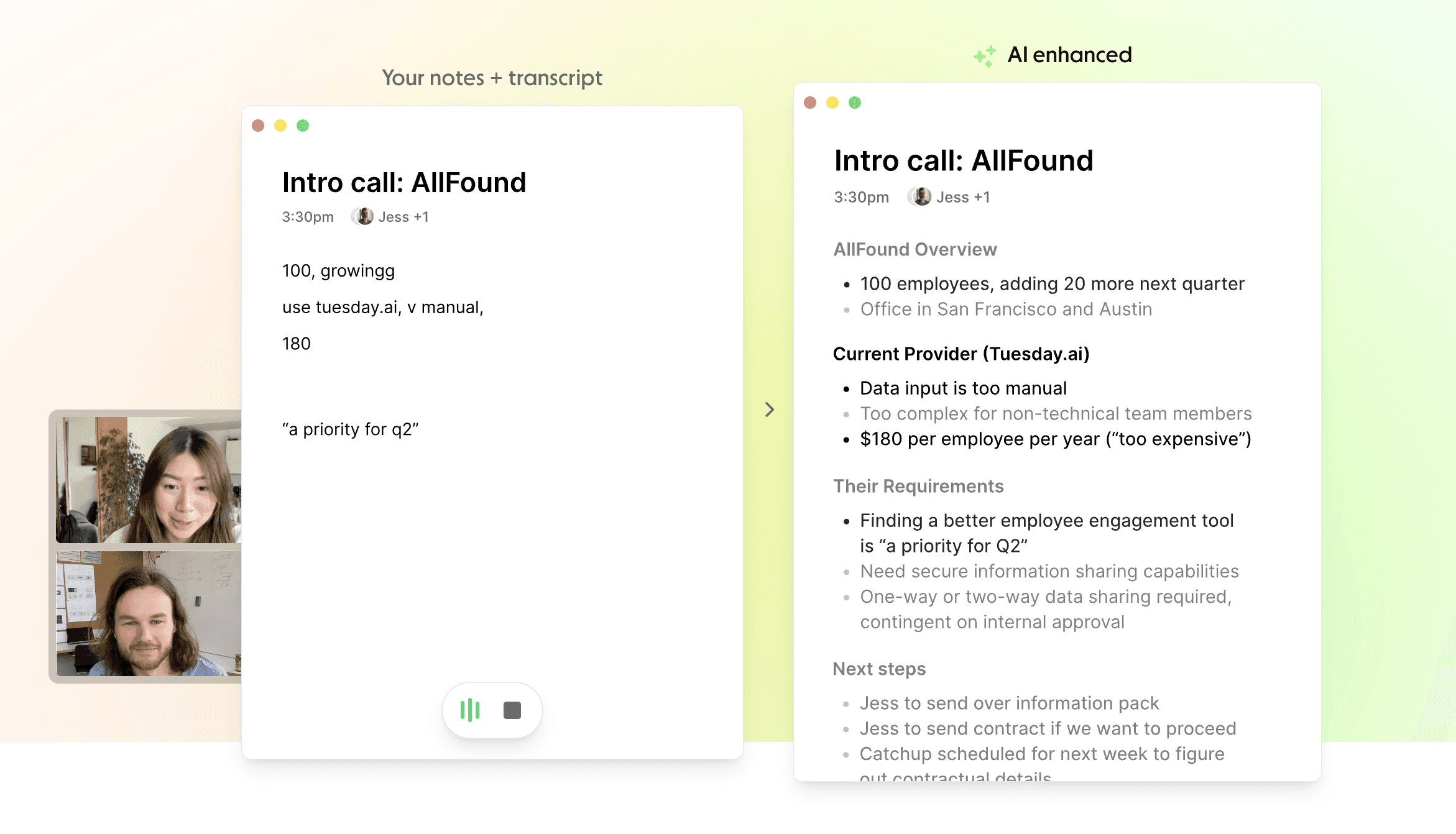 Granola's human in the loop note taking - Assistive AI-UX Interaction ...