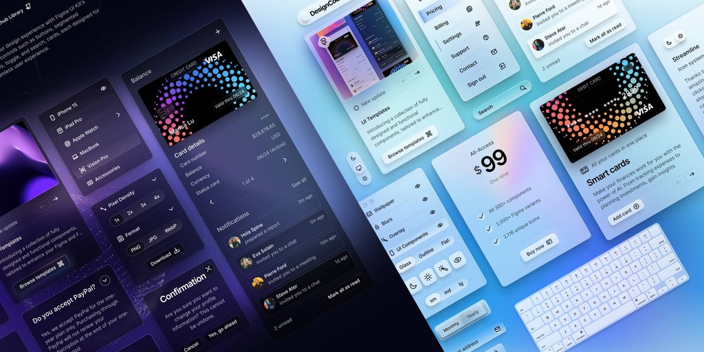 Log in - DesignCode UI - Figma and Framer Components