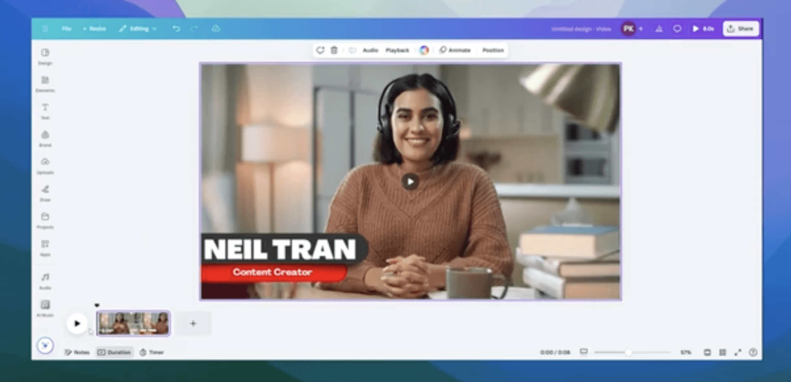 how to grab photo from video in canva - 1 minute video guide
