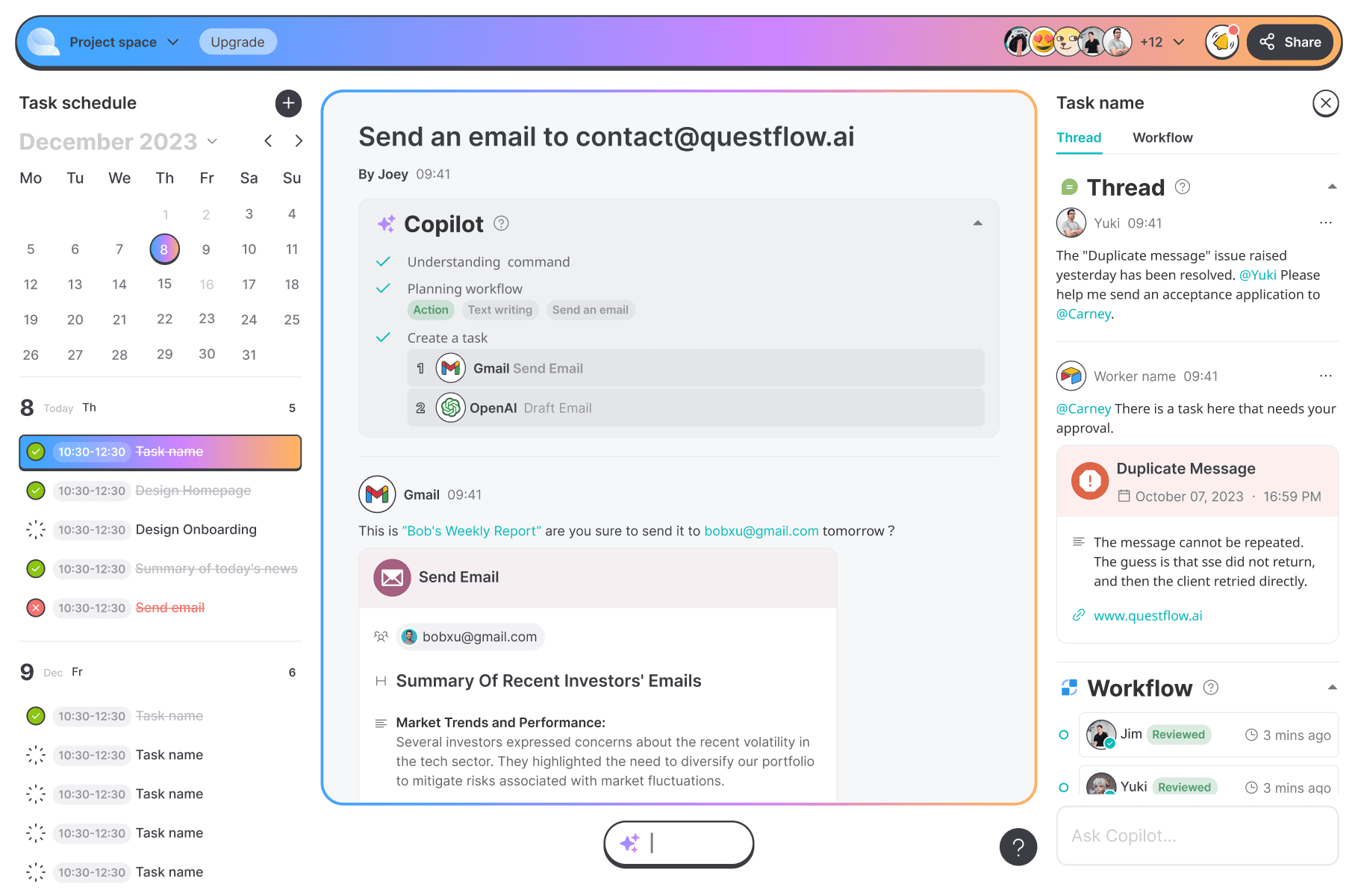 Questflow: The Collaborative AI Automation Workspace