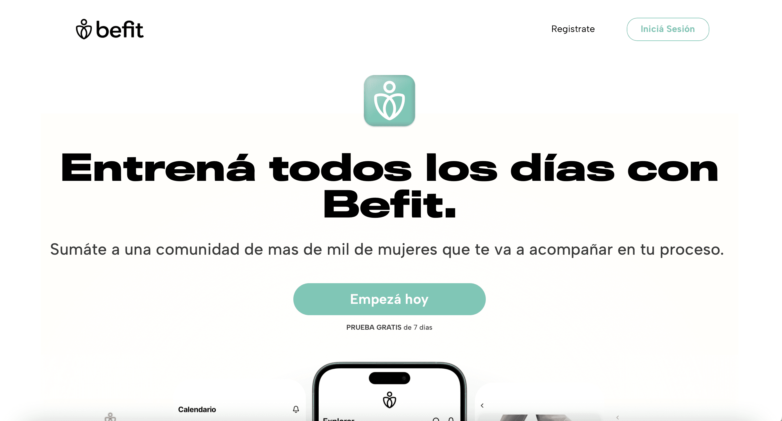 Befit: entrenamientos en casa