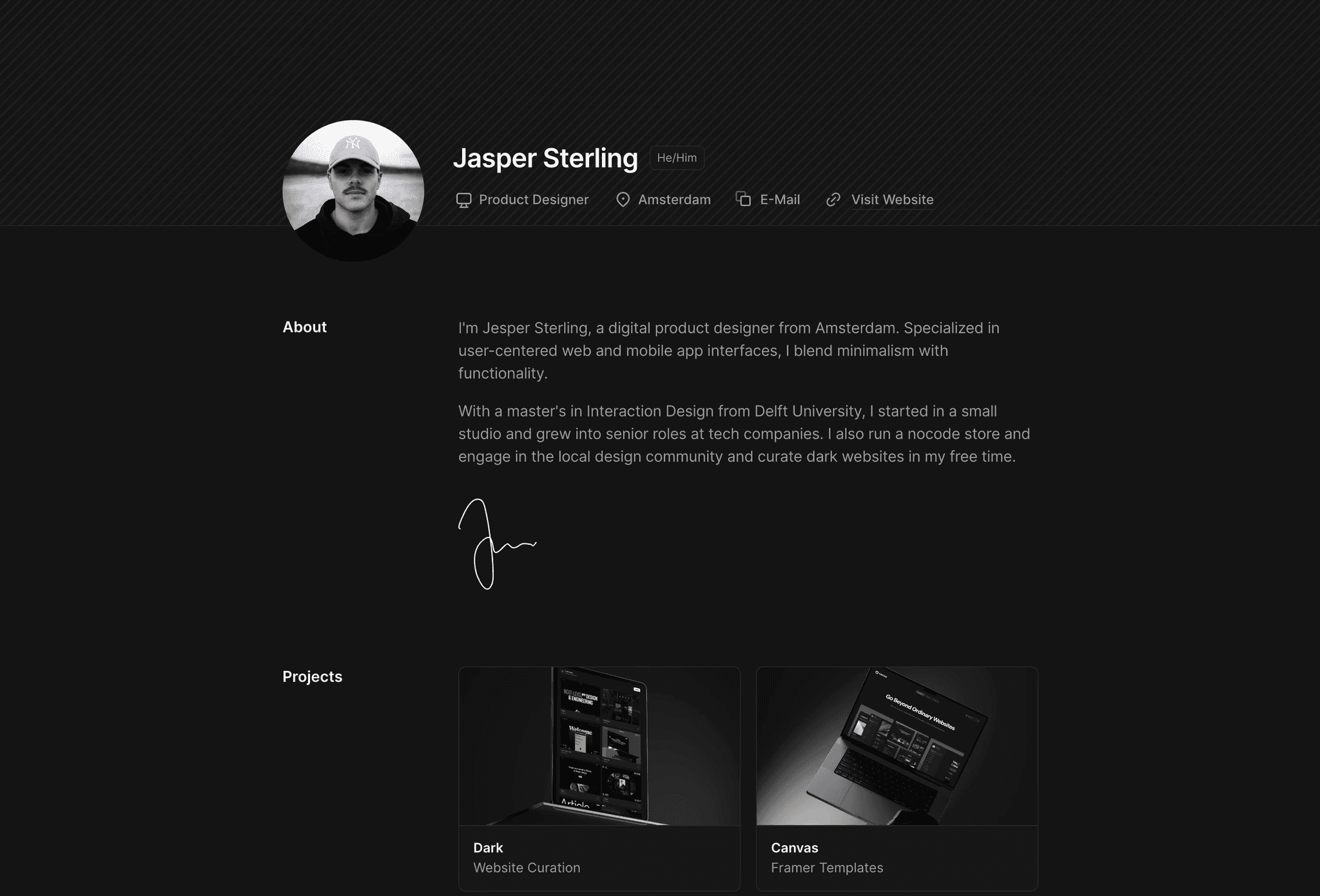 No-Code Framer Portfolio Website Templates for Everyone
