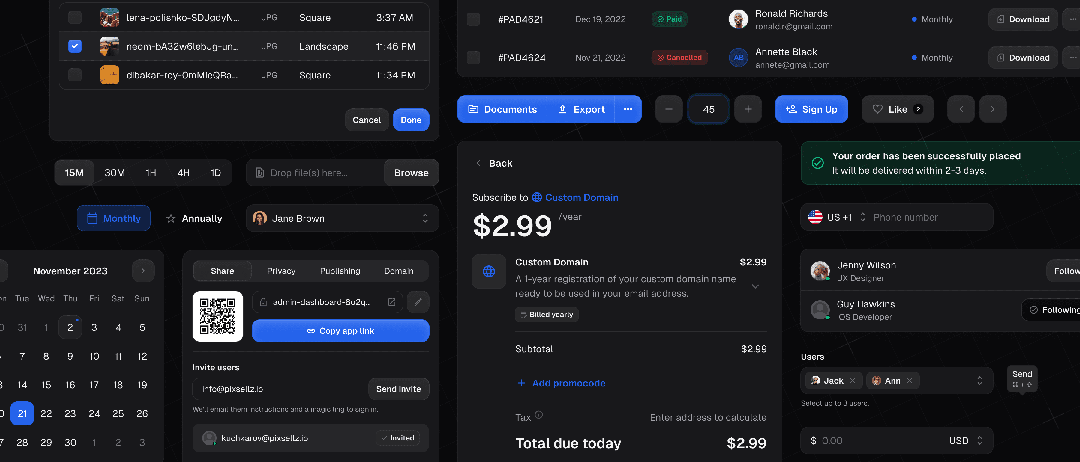 Base 02 UI Kit for Figma