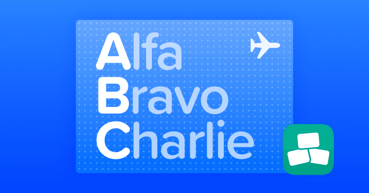 Phonetic Alphabet (ICAO) | Everycards