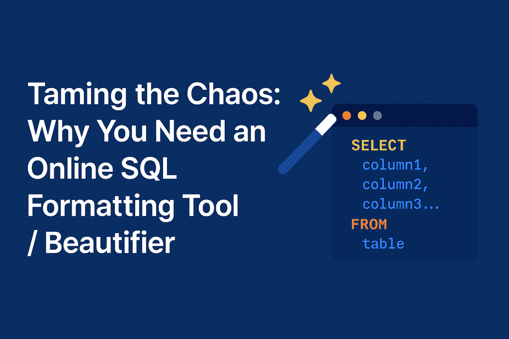 Online SQL Formatting Tool / Beautifier: Clean Up Your SQL Code - AI2sql.io