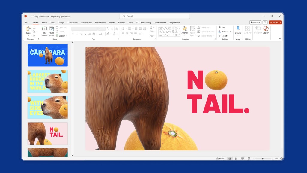 Capybara Anatomy Template - D Story