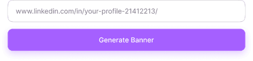 Free LinkedIn Banner Generator