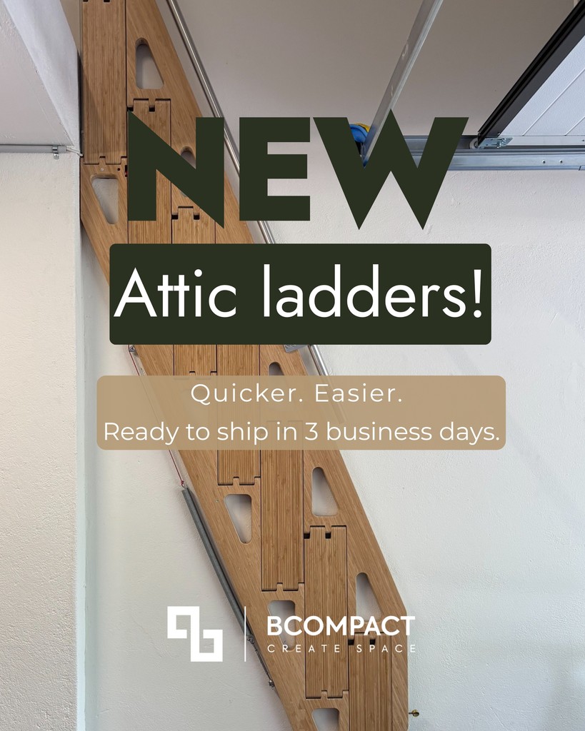 Side-Folding Bamboo Ladders for Compact Spaces