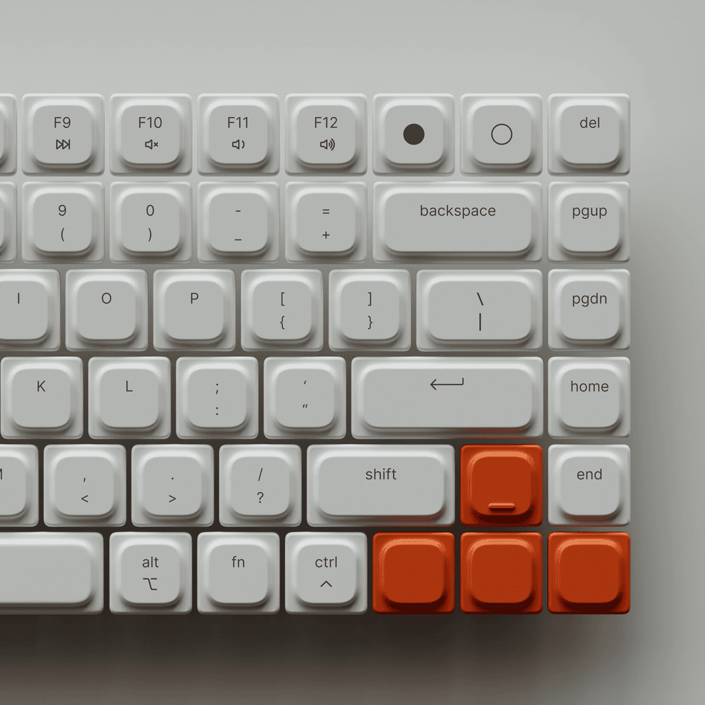 KNOB / k•no•b•sans / low-profile keyset