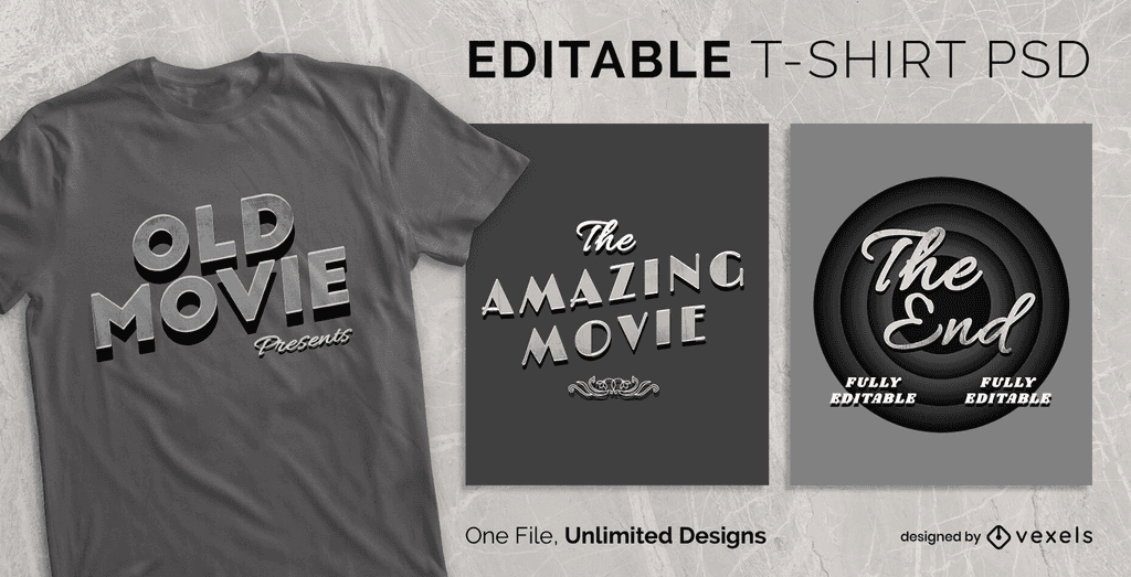 T-Shirt & Merch Designs | Print-Ready and Editable