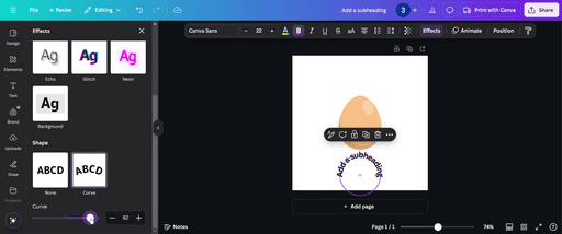 How to Wrap Text in Canva – Easy Text Formatting - 1 minute video guide