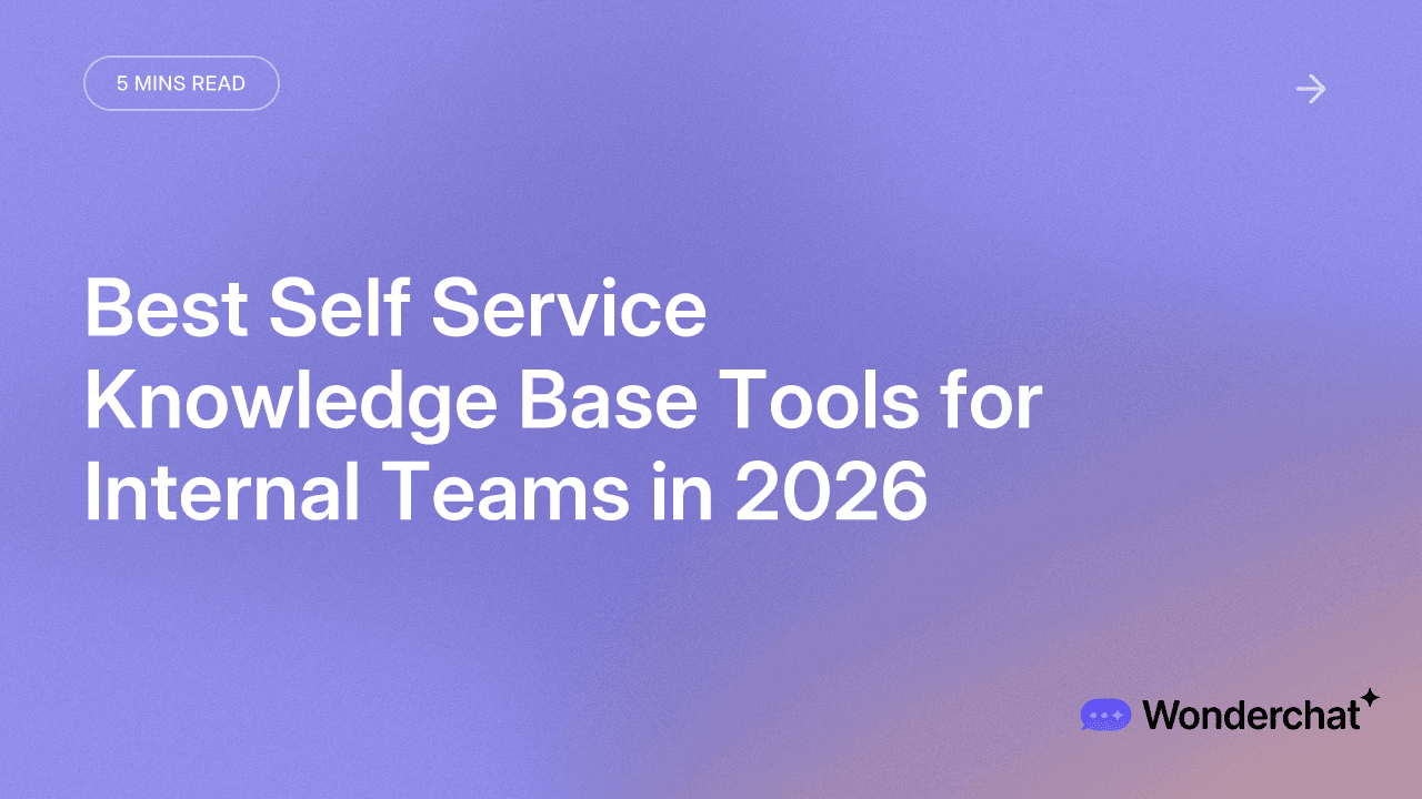 Best Self Service Knowledge Base Tools for Internal Teams in 2026 ...