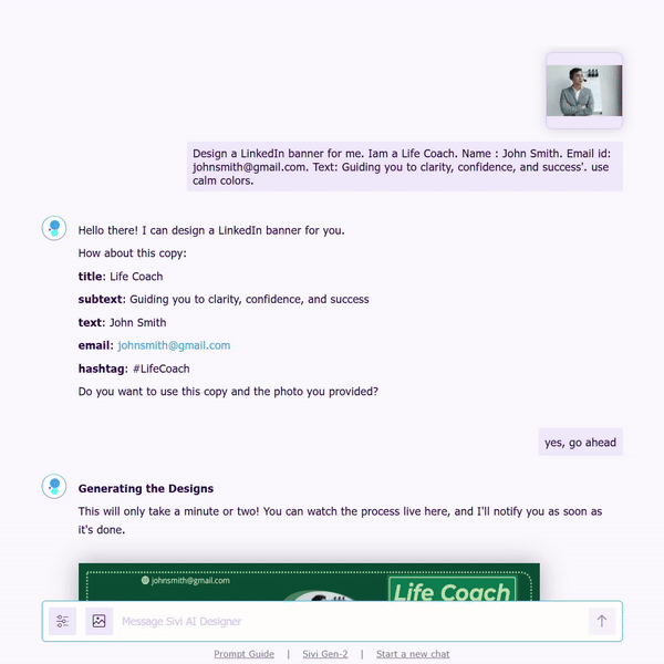 Free LinkedIn banner generator for profiles with AI