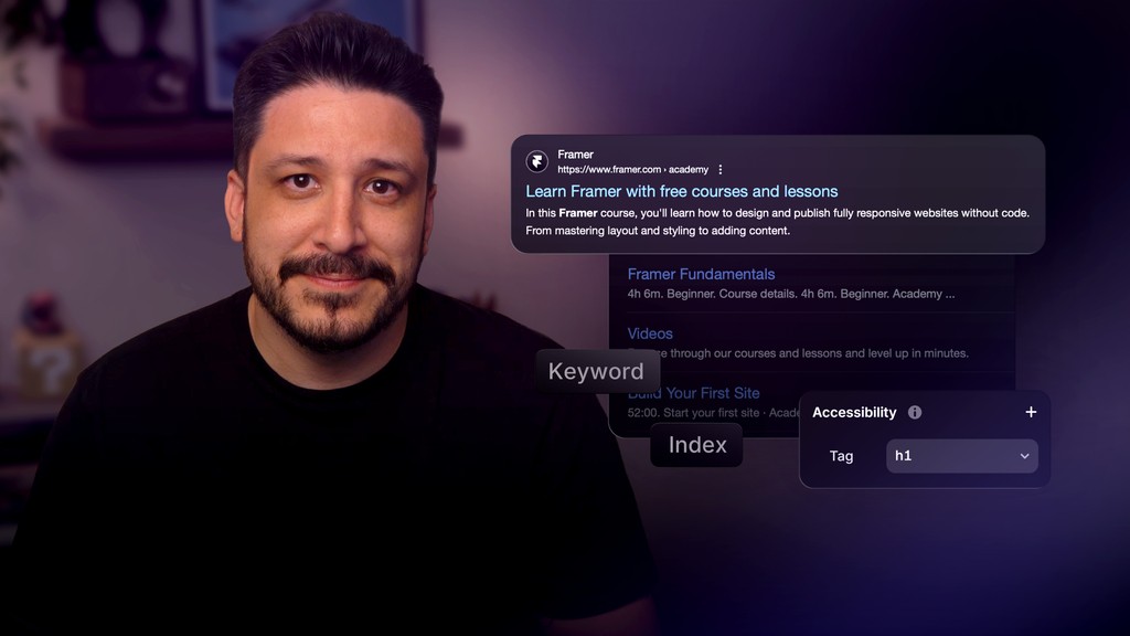 Intro to SEO & accessibility - Framer Academy